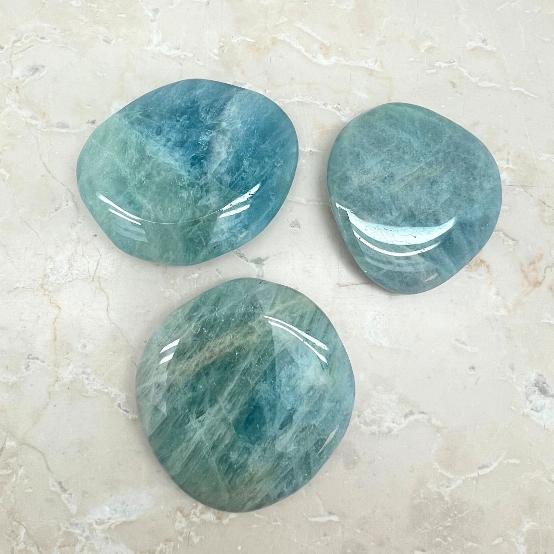 Palmstone akvamarin sten – Kristallrummet
