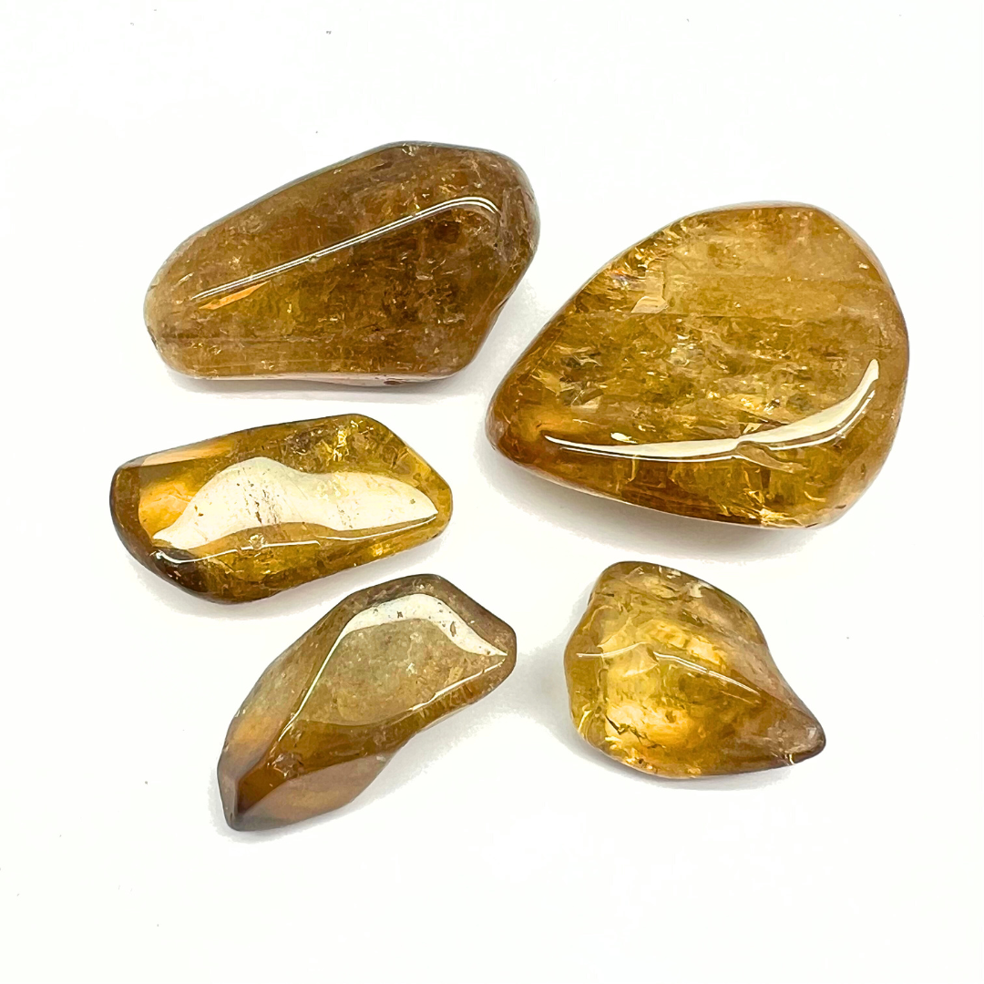 Citrine natural, Tumbled Stone – Kristallrummet